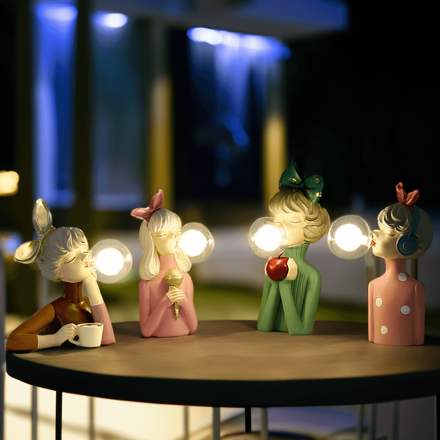 Bubble Girl Lamps