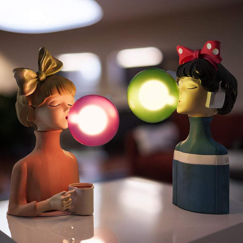 Bubble Girl Lamps