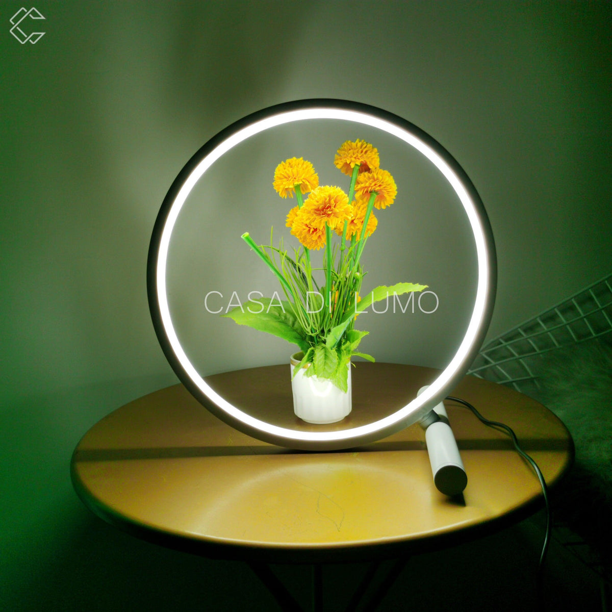 Halo Color-Changing RGB Table Lamp — Dimmable LED